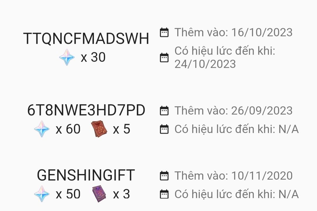 3 chiếc Code có nguyên thạch có thể nhập hôm nay Cả 3 code mik để bên ...