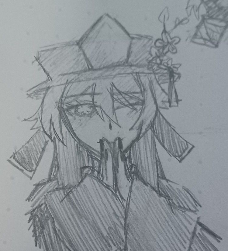 hu tao drawing Genshin Impact | HoYoLAB