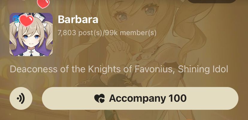 Day 100 with Barbara! :D Genshin Impact | HoYoLAB