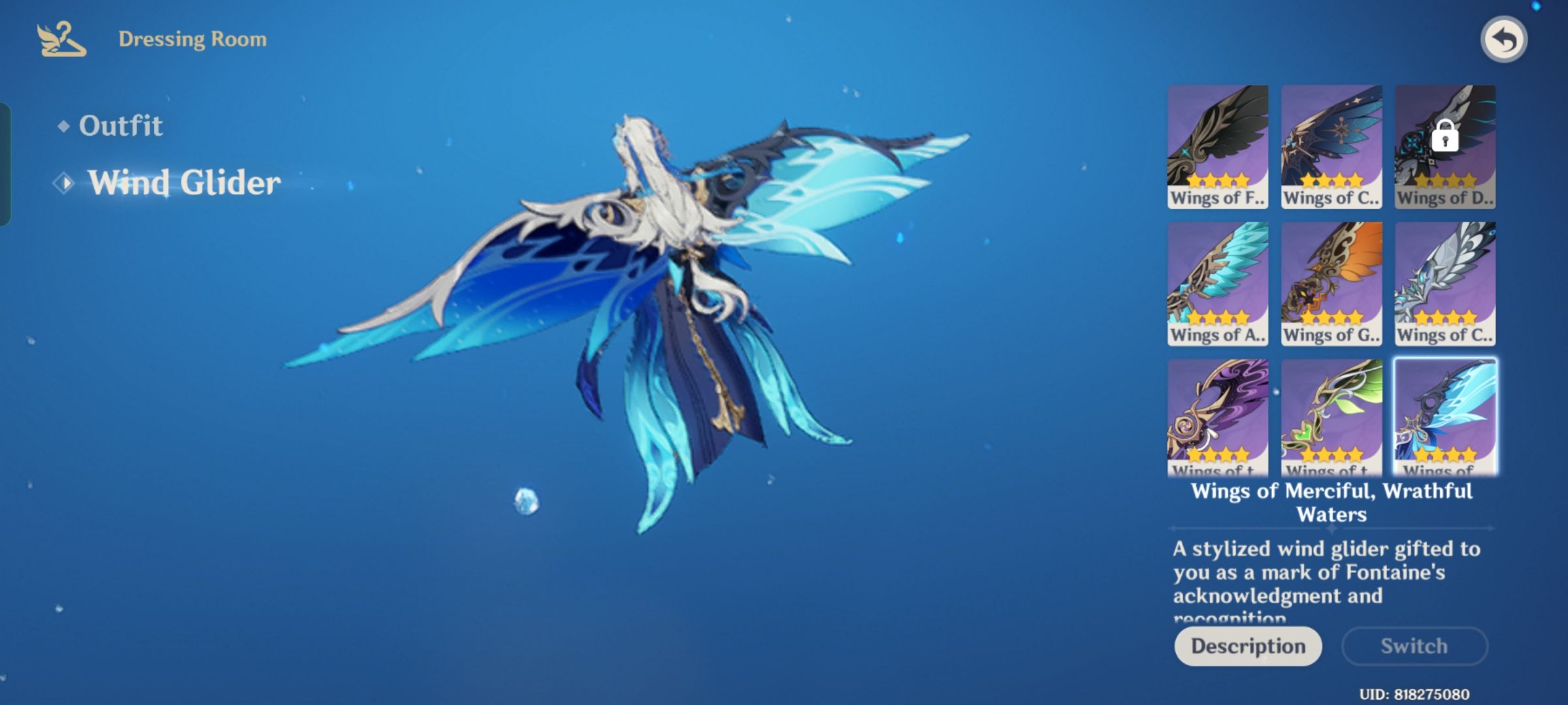 complete my wings collection (Mobile User) Genshin Impact | HoYoLAB