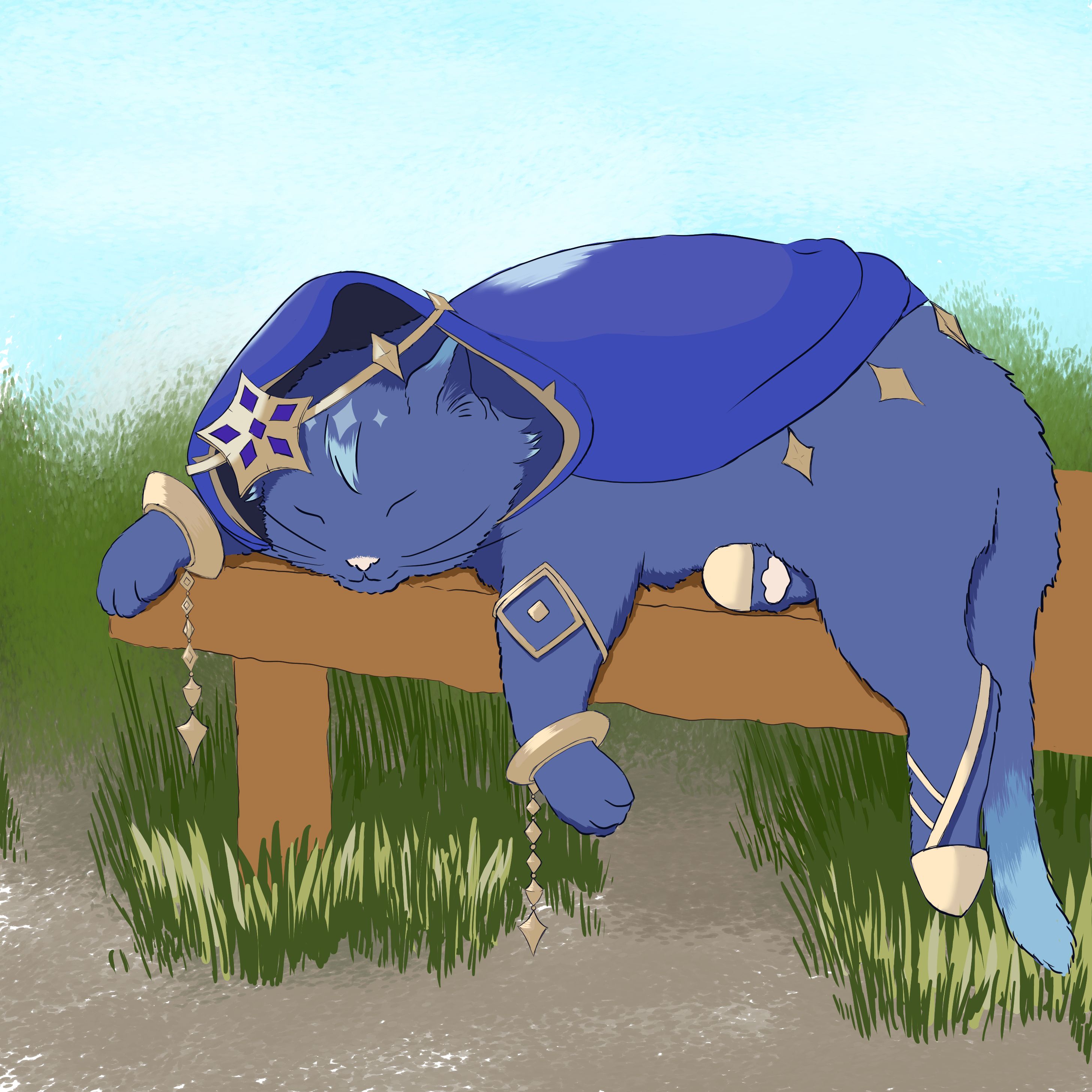 Layla cat Genshin Impact | HoYoLAB