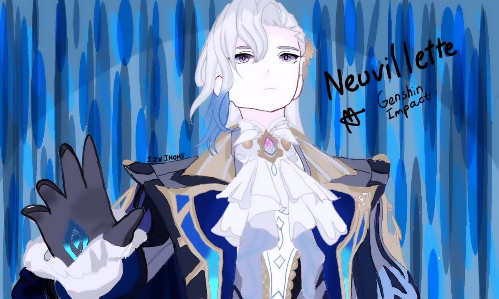 A Neuvillette drawing cause it's now or never Genshin Impact | HoYoLAB