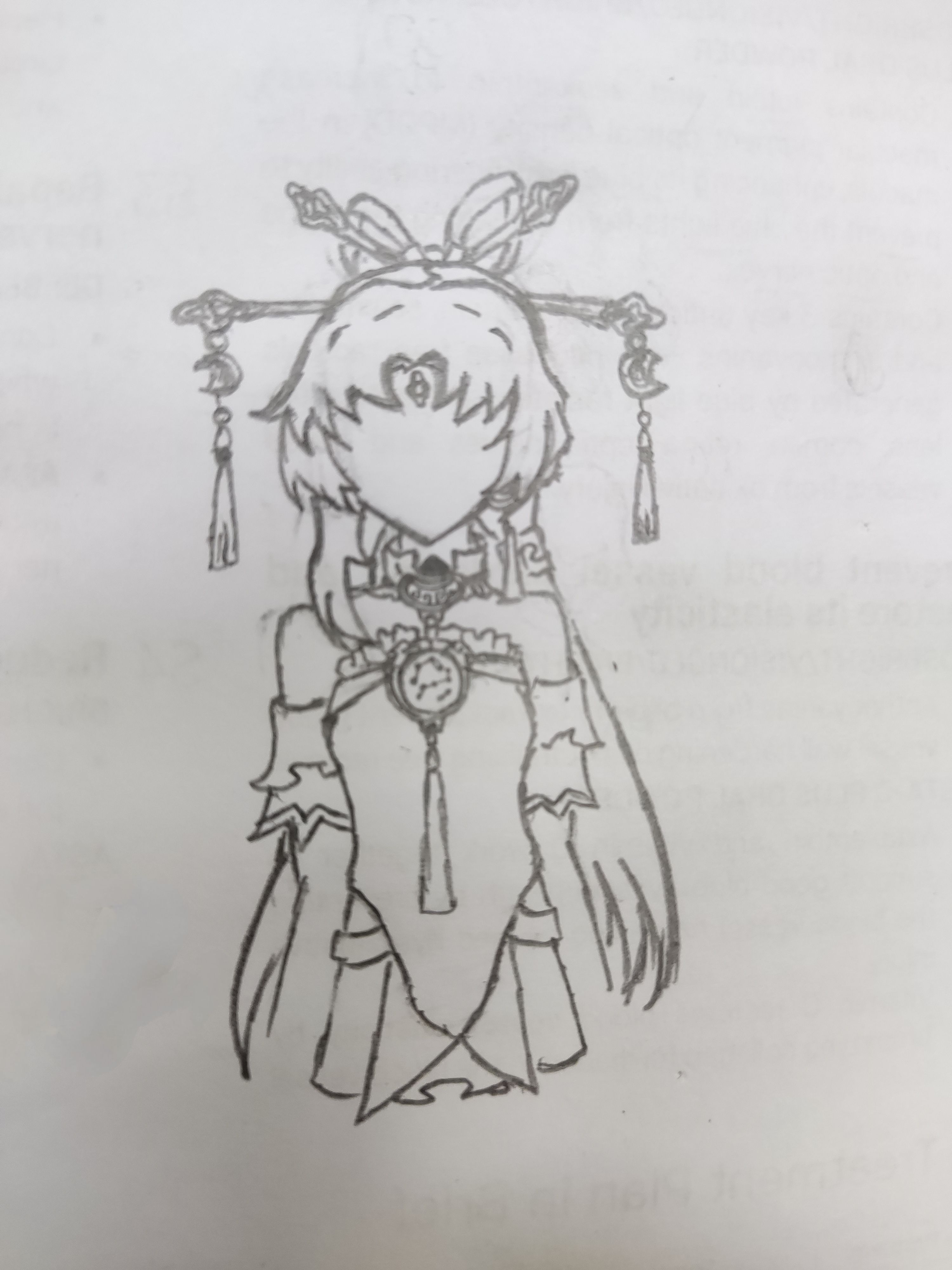 So... Drawing only do with one line? | HoYoLAB