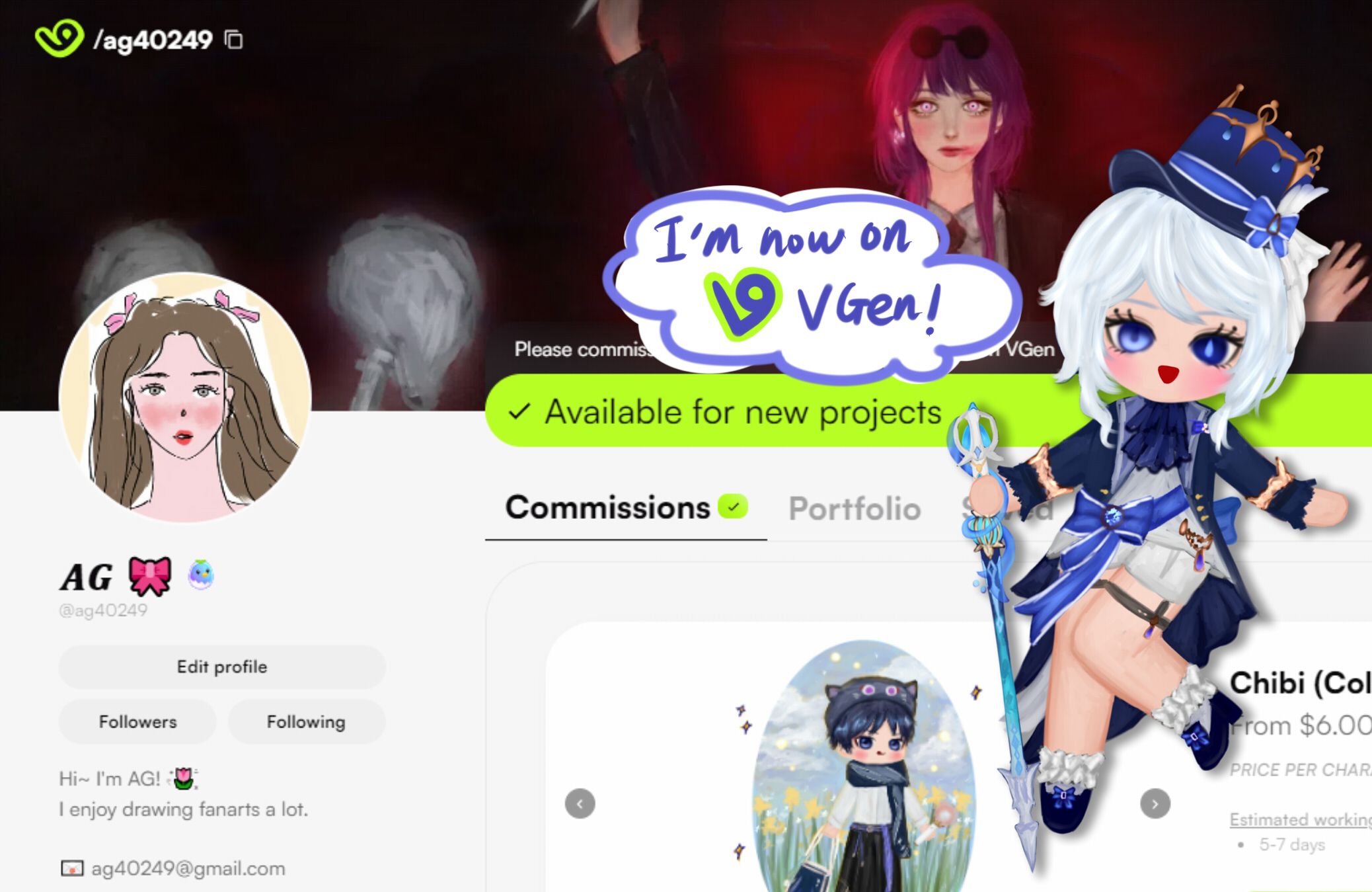 VGEN COMMISSION OPEN💚 Genshin Impact | HoYoLAB