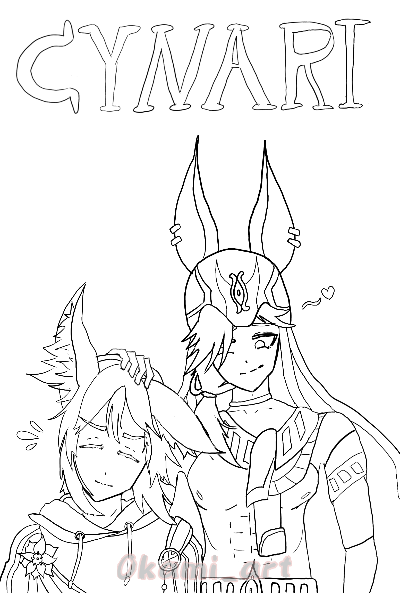 Cyno and Cynari art (unfinished) Genshin Impact | HoYoLAB