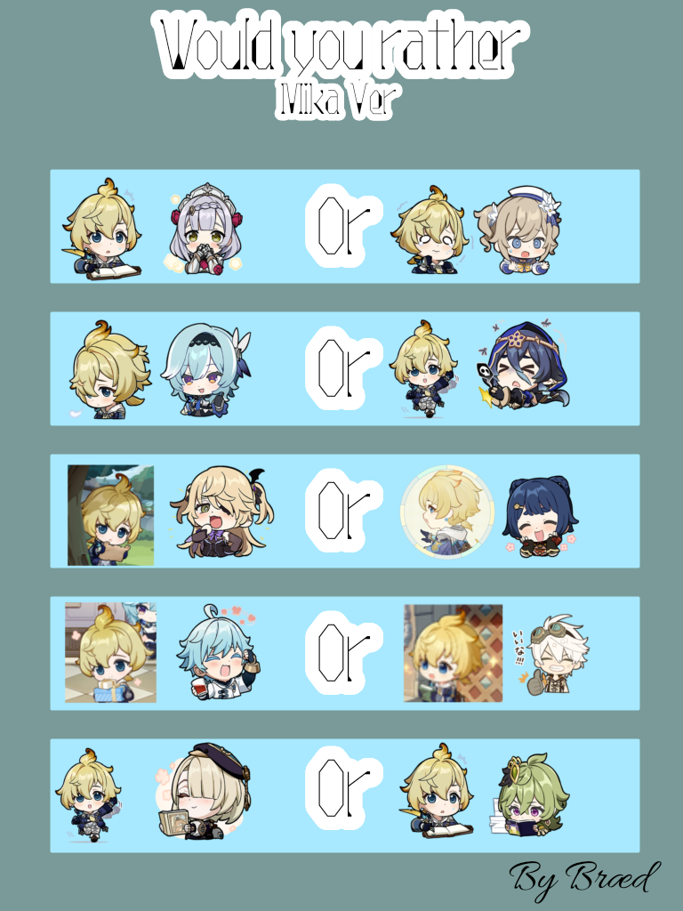 Mika ships! Genshin Impact | HoYoLAB