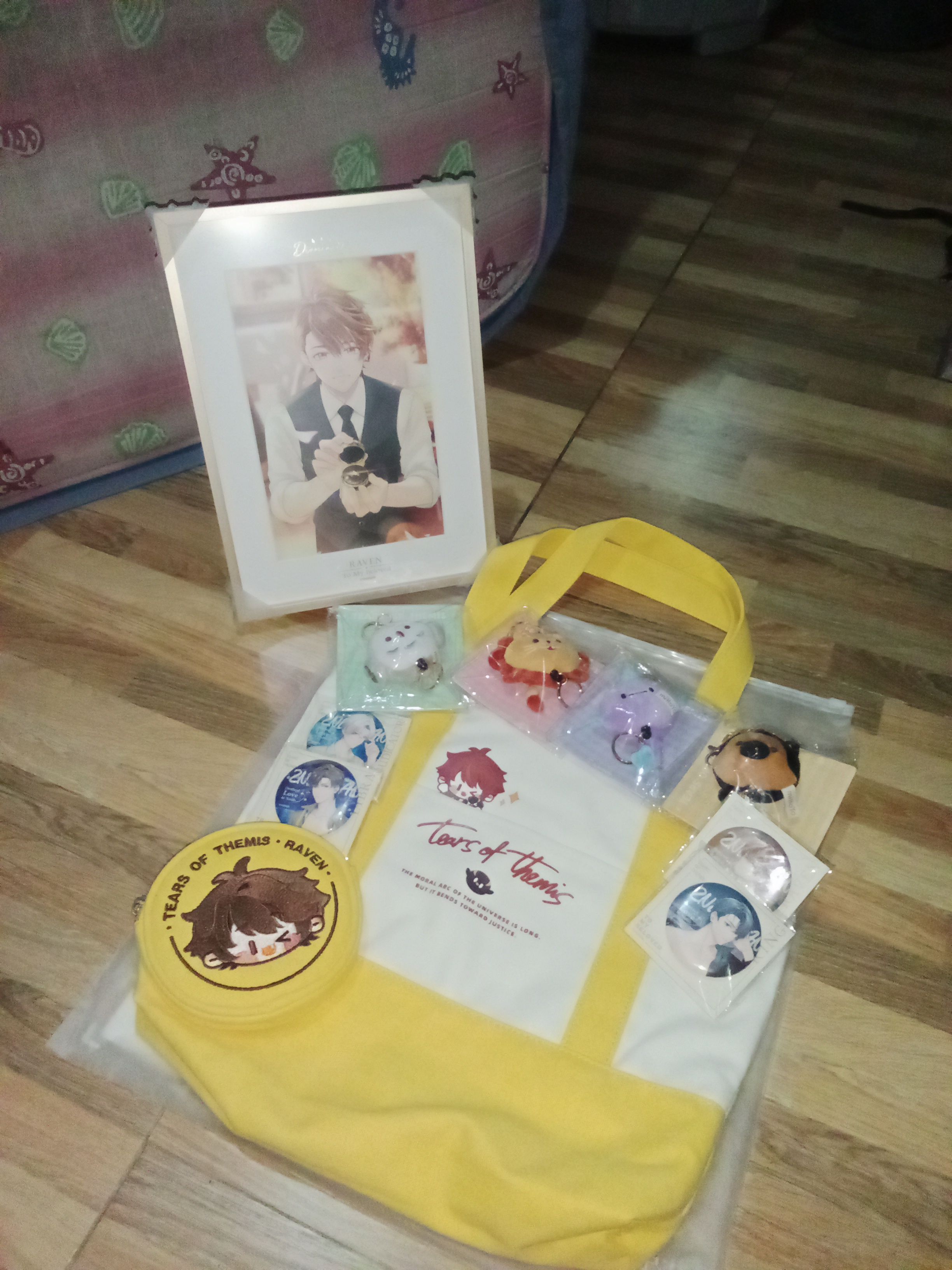 Yay!! After 3 months waiting, the merch finally arrived! Tears of ...