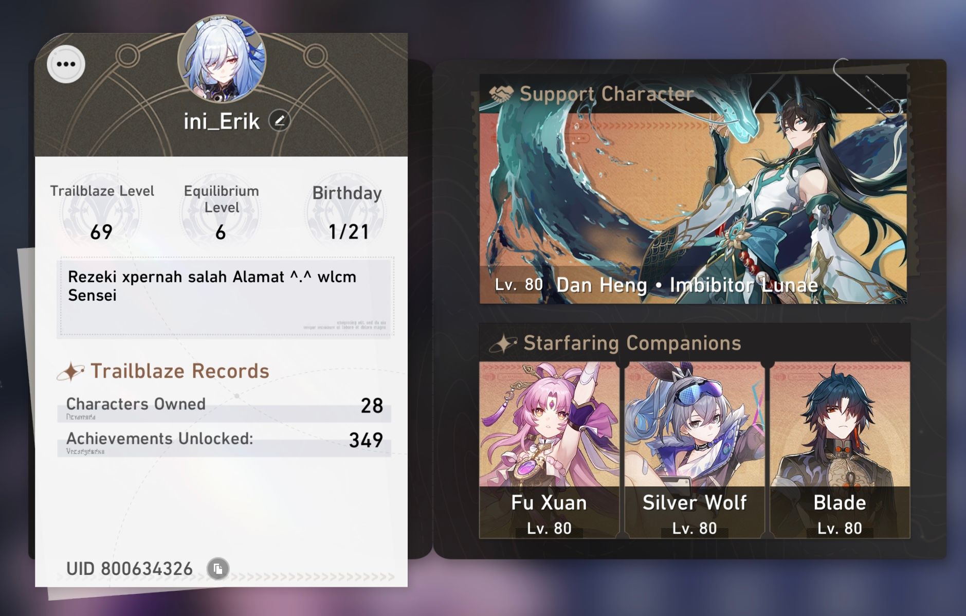 WT* Unbelievable Sensei inD House Honkai: Star Rail | HoYoLAB