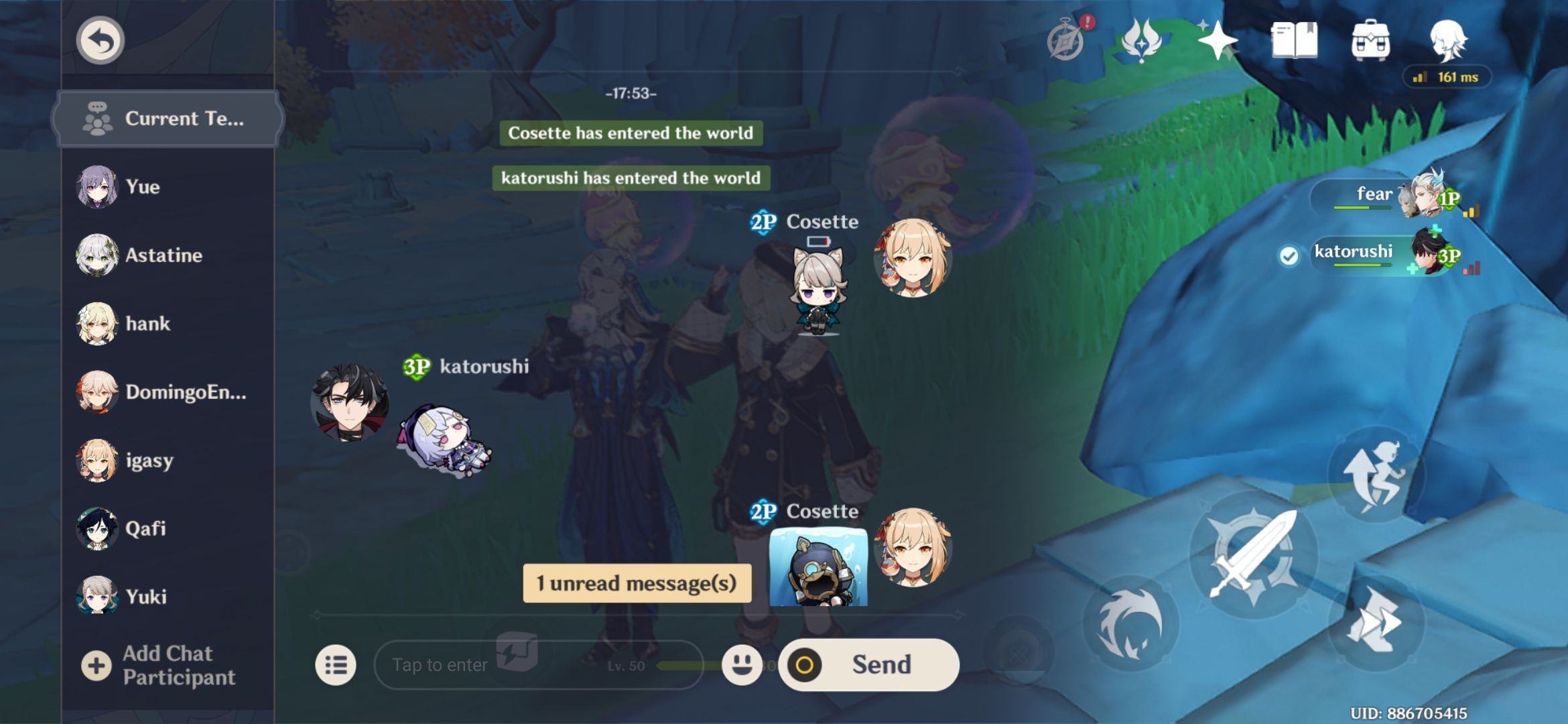 the chat Relate to the post before this.... Genshin Impact | HoYoLAB