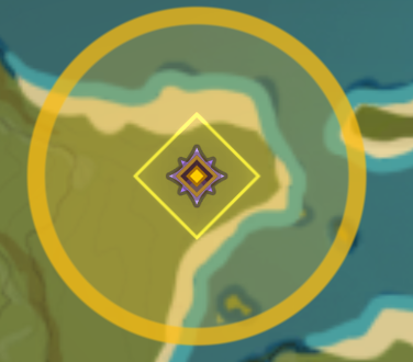 rare sight of a quest marker over a daily commission Genshin Impact ...
