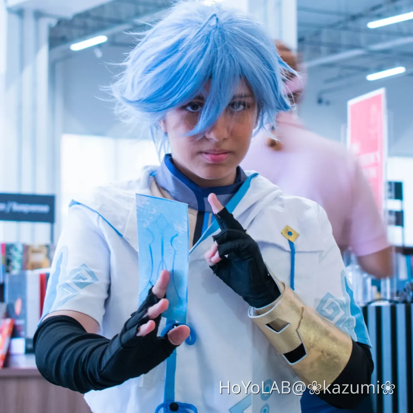 algumas fotos do meu cosplay de chongyun e do amor da minha vida xingquiu