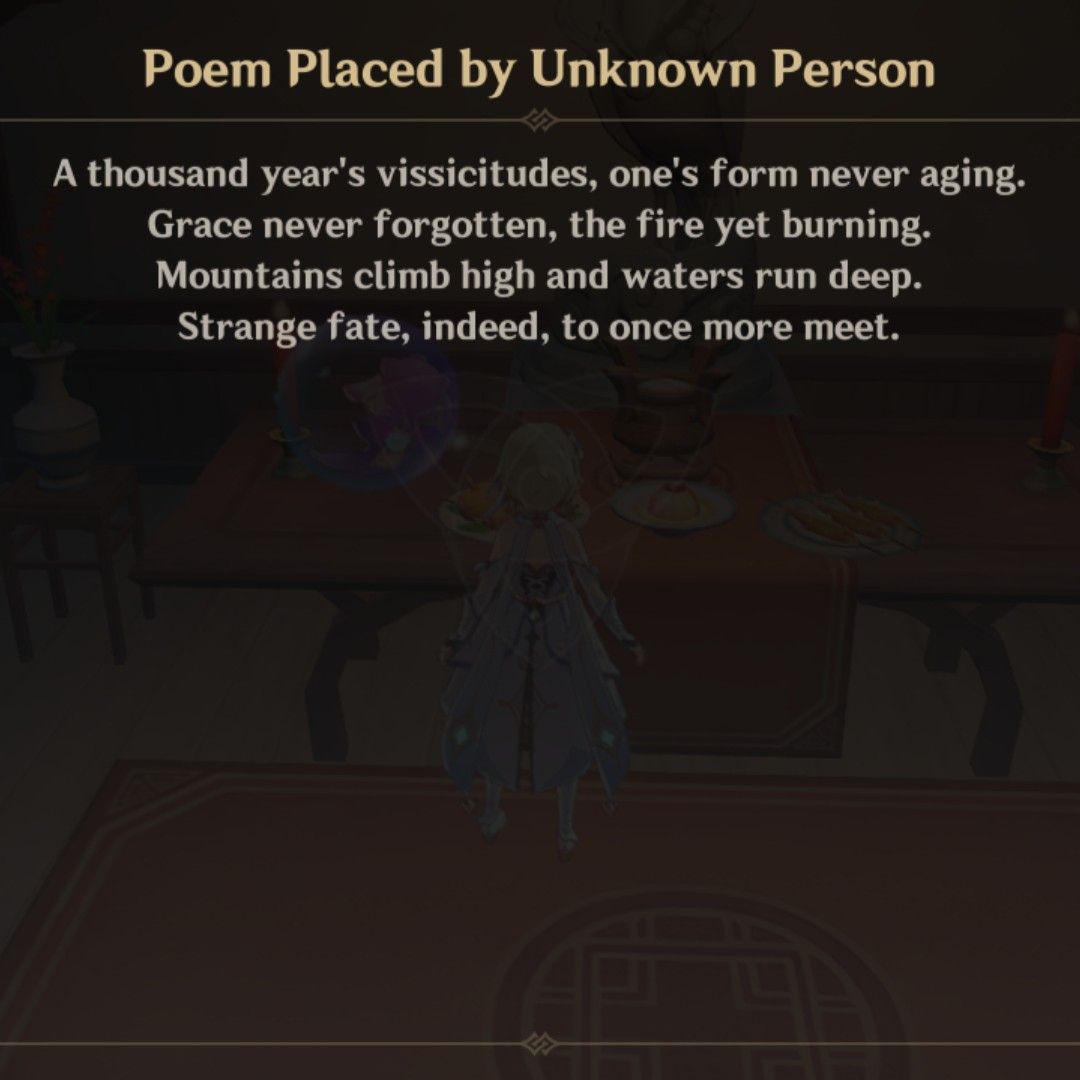 Xiao's poem Genshin Impact | HoYoLAB