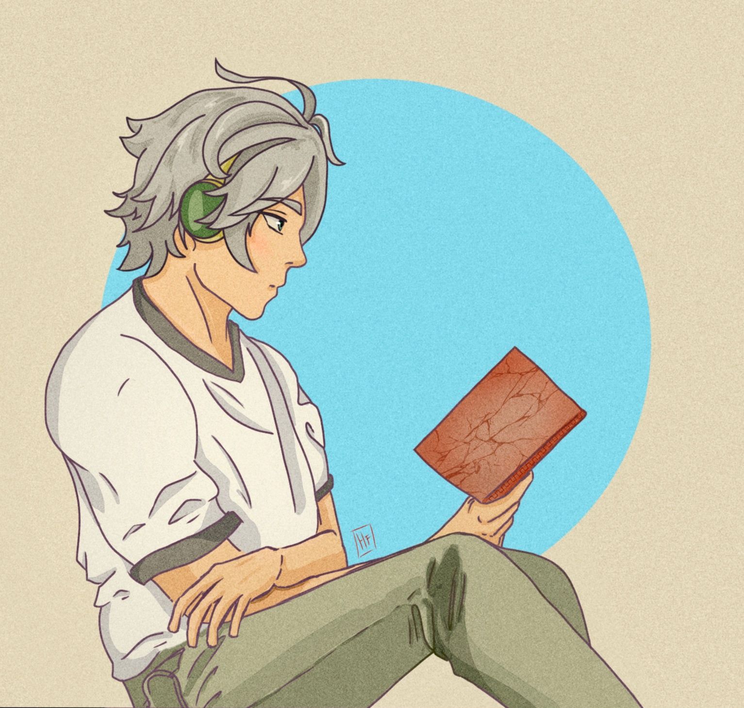 Modern Kaveh and Alhaitham stealing sneaky peeks Genshin Impact | HoYoLAB