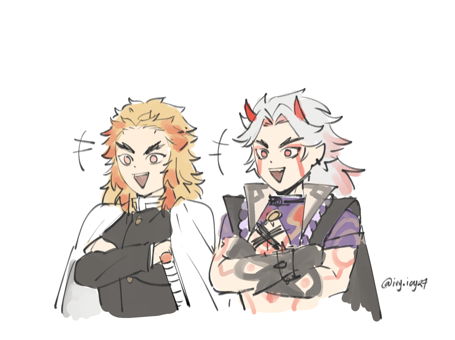 Rengoku and itto Genshin Impact | HoYoLAB