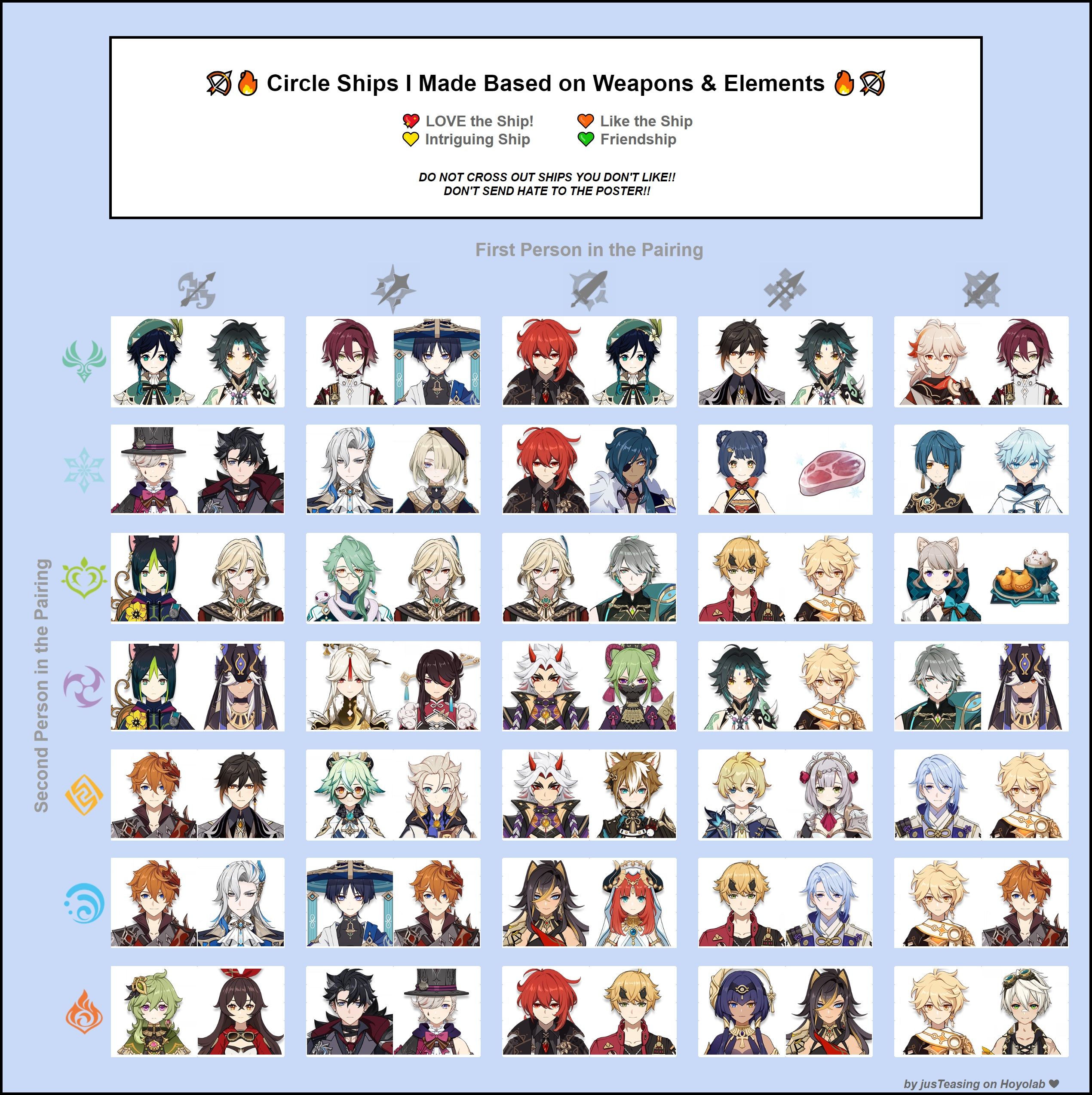 🏹🔥 Circle Ships I Made Based on Weapons & Elements 🔥🏹 ( Version 2 ...