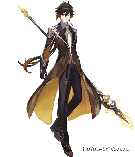 Zhongli but way more casual Genshin Impact | HoYoLAB