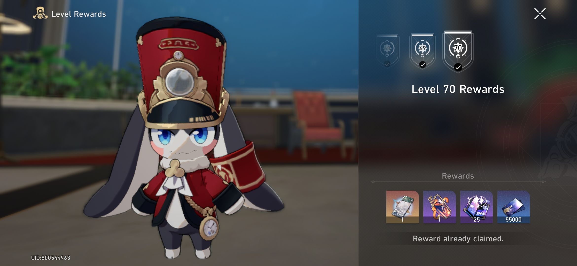 My #HonkaiStarRail Reached Max or Lv70 And About Convert XP Honkai: Star Rail | HoYoLAB