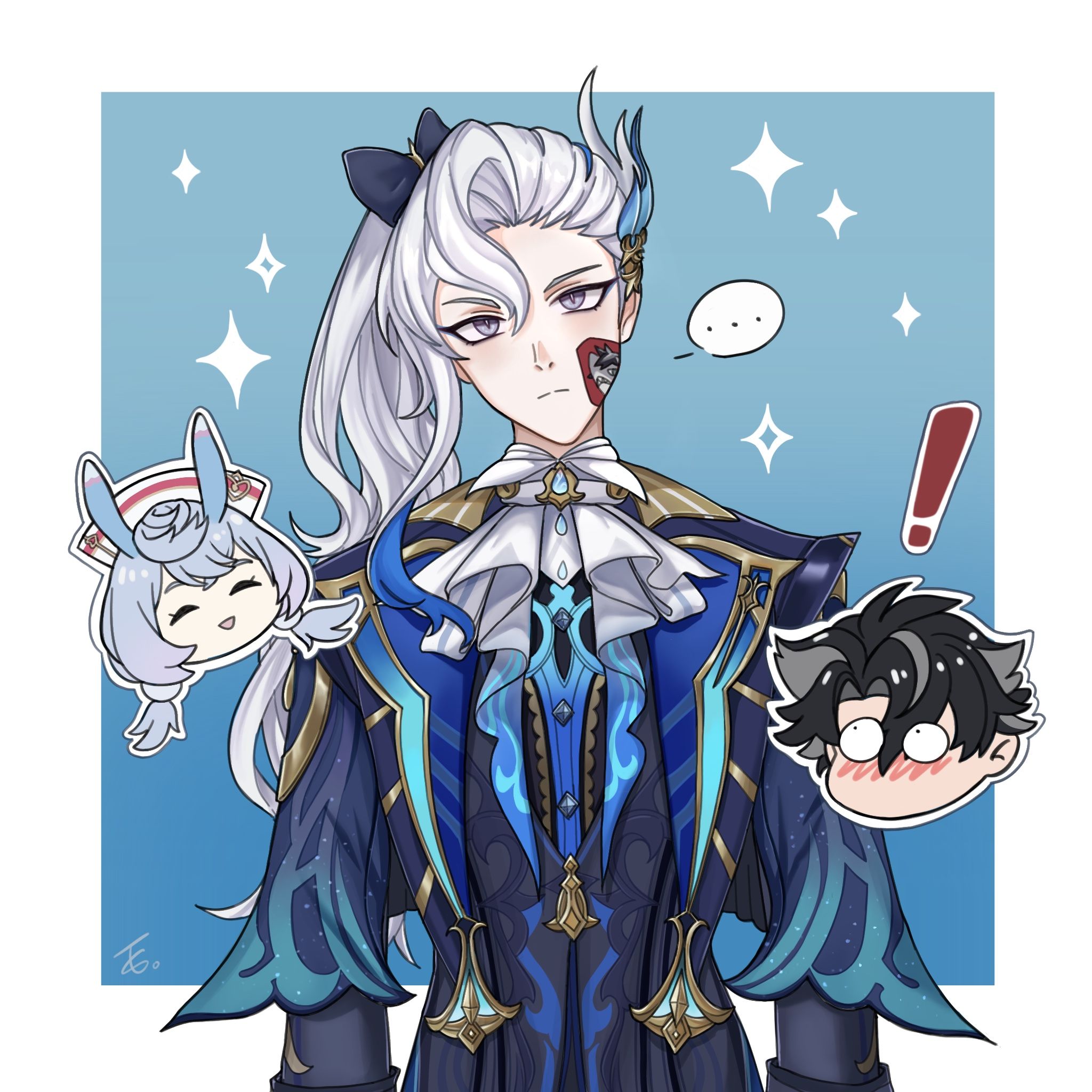 Neuvillette’s sticker Genshin Impact | HoYoLAB