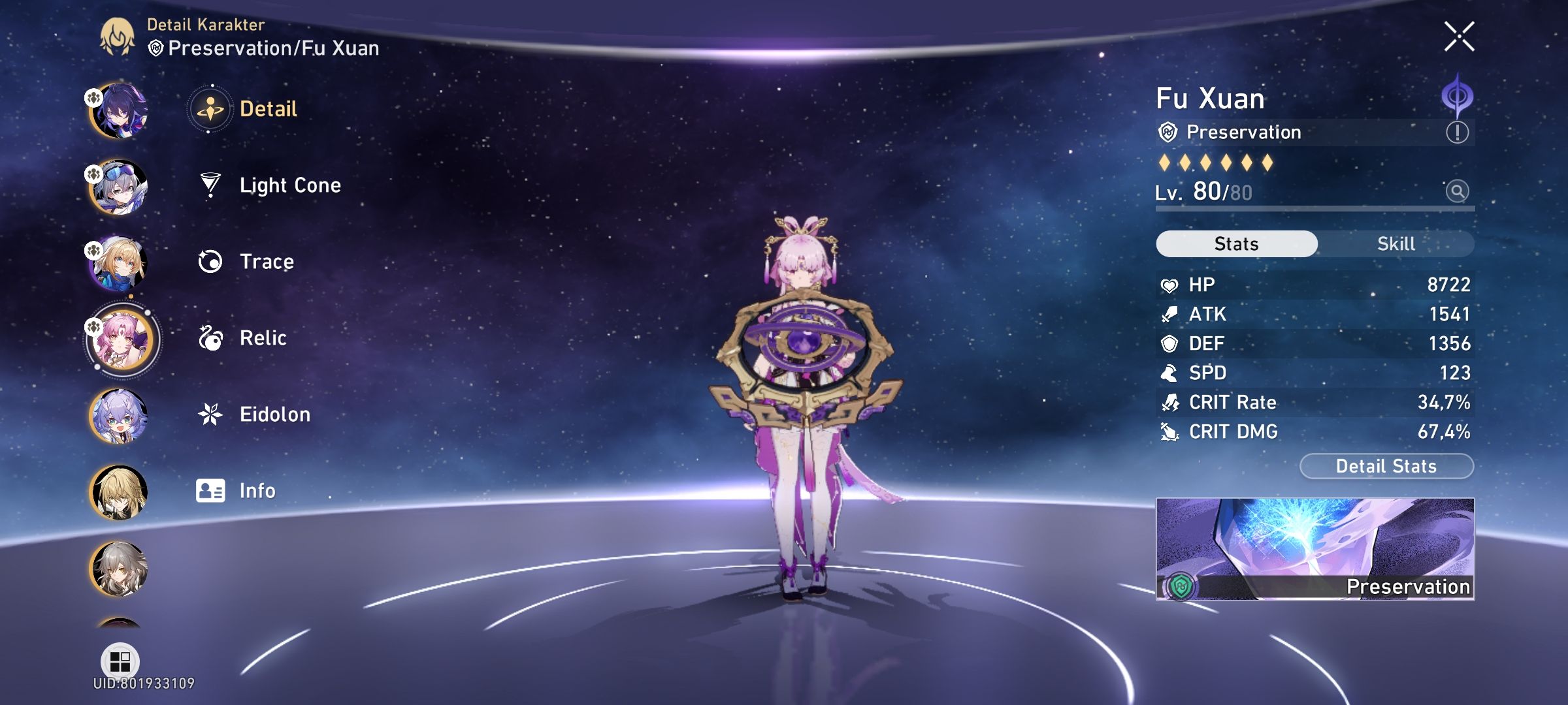 Build Fu Xuan Honkai: Star Rail | HoYoLAB