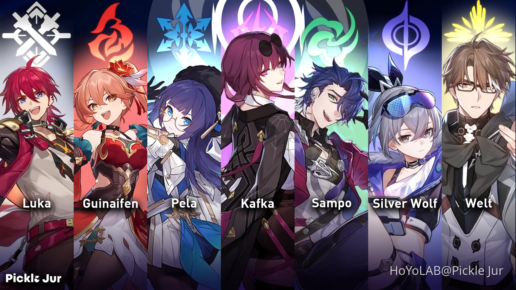 Nihility finally completes every element! Who's your favorite Nihility ...