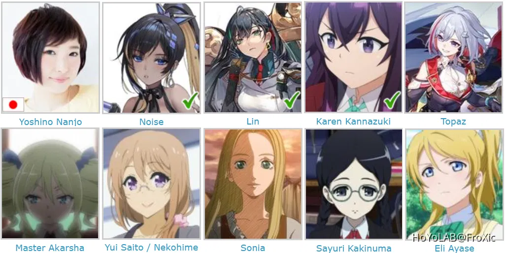 Topaz's Voice Actors Honkai: Star Rail | HoYoLAB