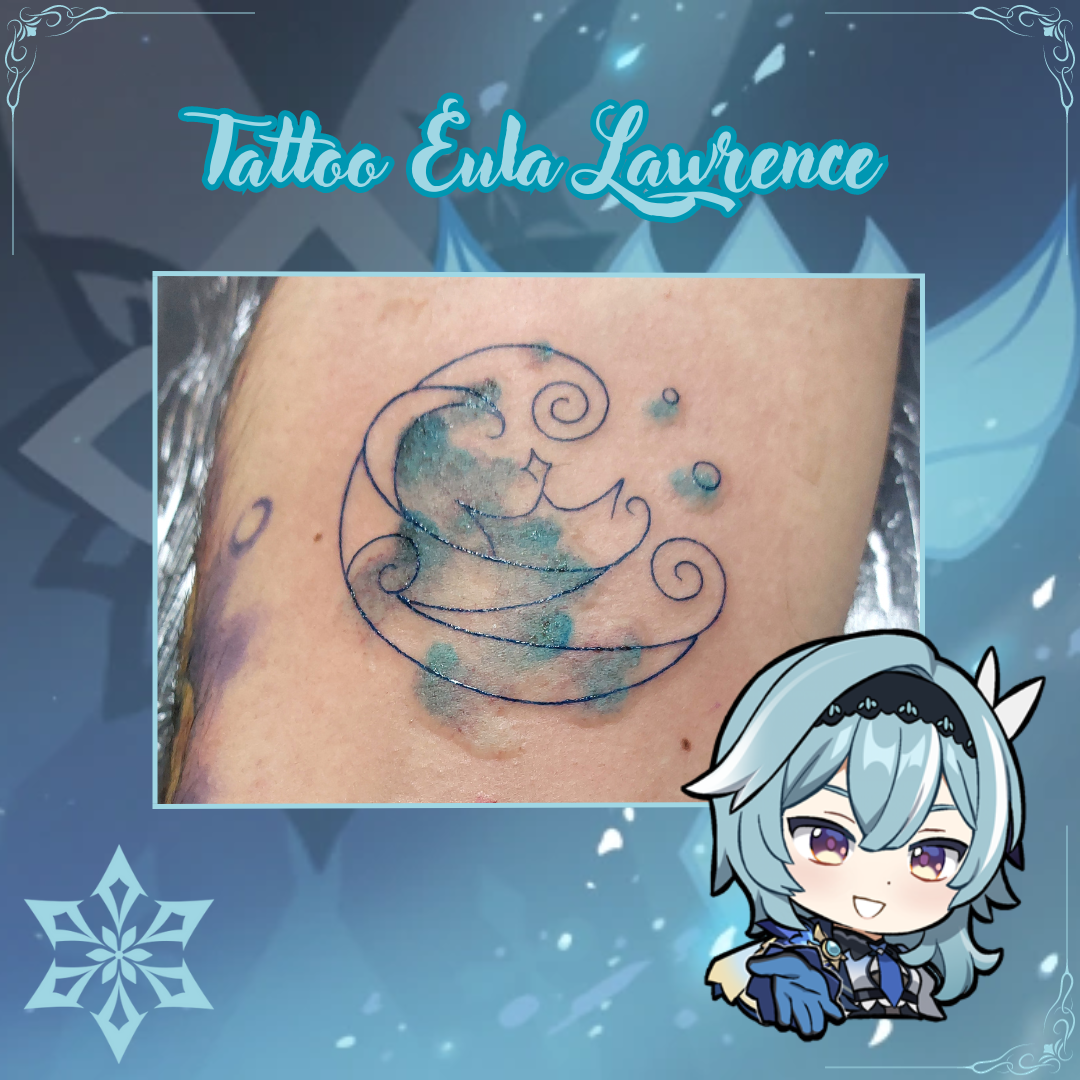 Tattoo da Eula Lawrence em Homenagem ao seu Aniversário Genshin Impact | HoYoLAB