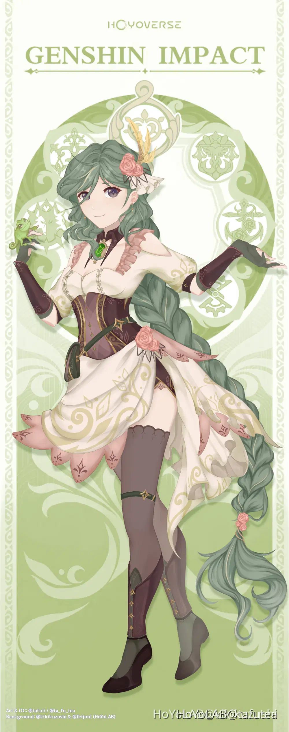 (first post??) meet my genshin OC, Fleur! Genshin Impact | HoYoLAB