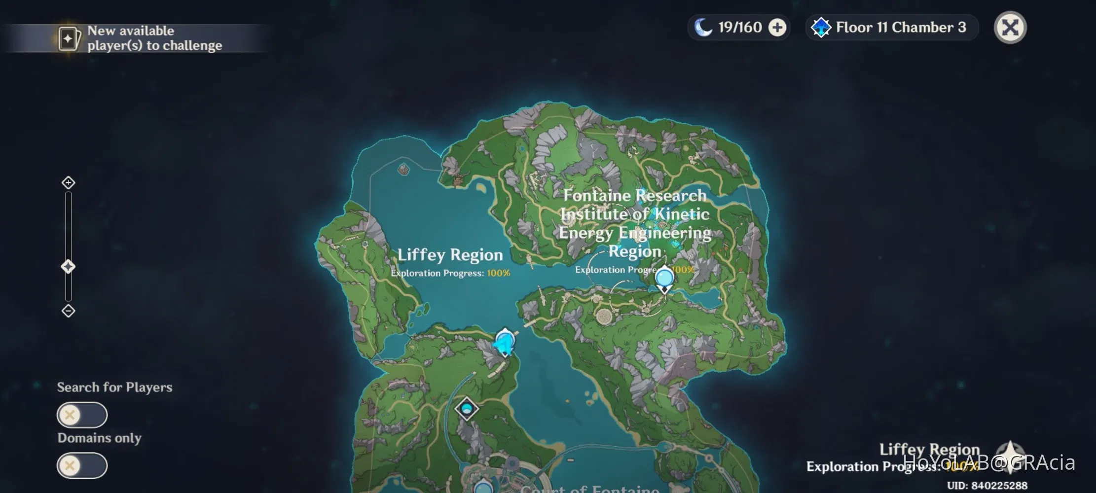 Fontaine exploration done!!! 1. Liffey Regioon 2. Fontaine Research ...