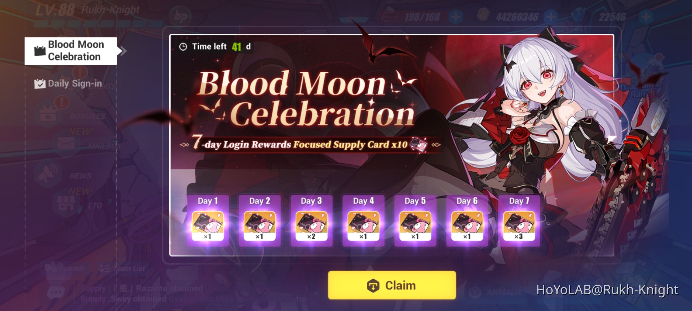 10 Free pulls and 10 free tickets Honkai Impact 3rd | HoYoLAB