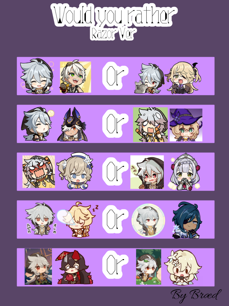 Razor ships ;3 Genshin Impact | HoYoLAB