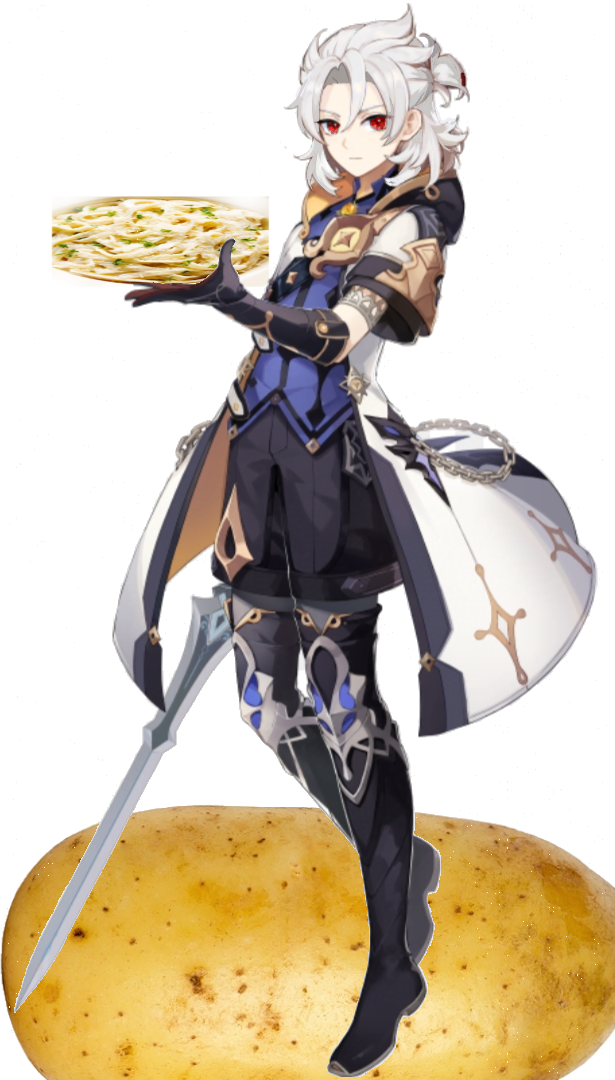 albino albedo with an alfredo on a potato Genshin Impact | HoYoLAB