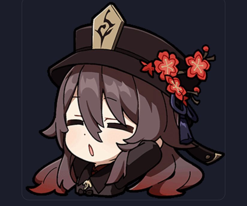 Hu Tao emoji edit Genshin Impact | HoYoLAB