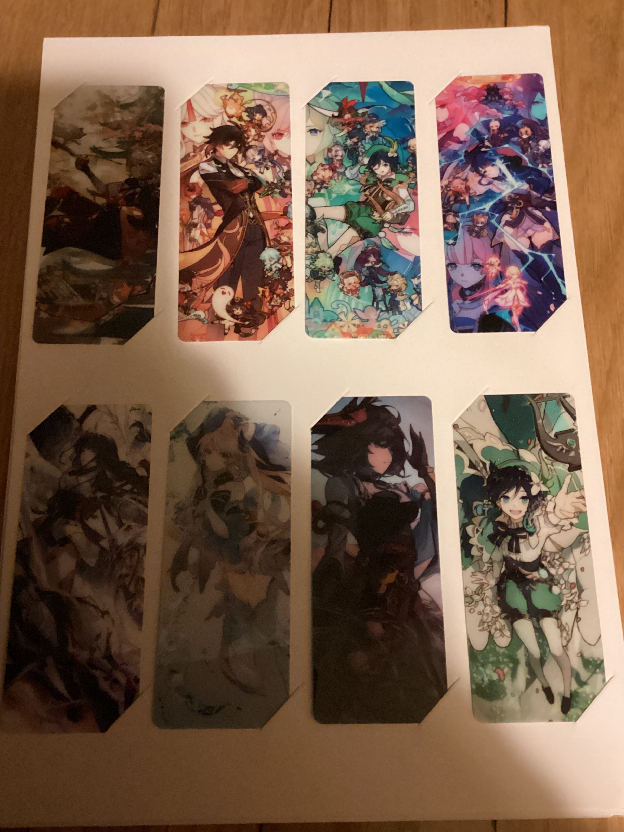 My new bookmarks set Genshin Impact | HoYoLAB