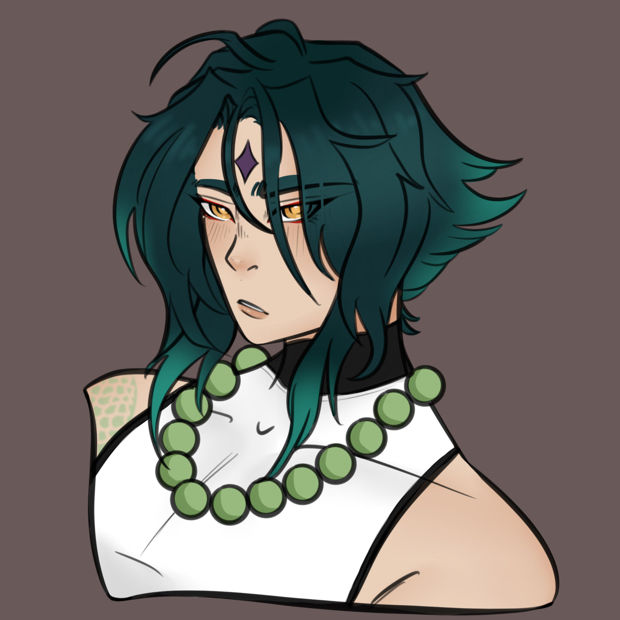 Doodling Characters From Memory Part 17: Xiao! Feel free to comment who ...