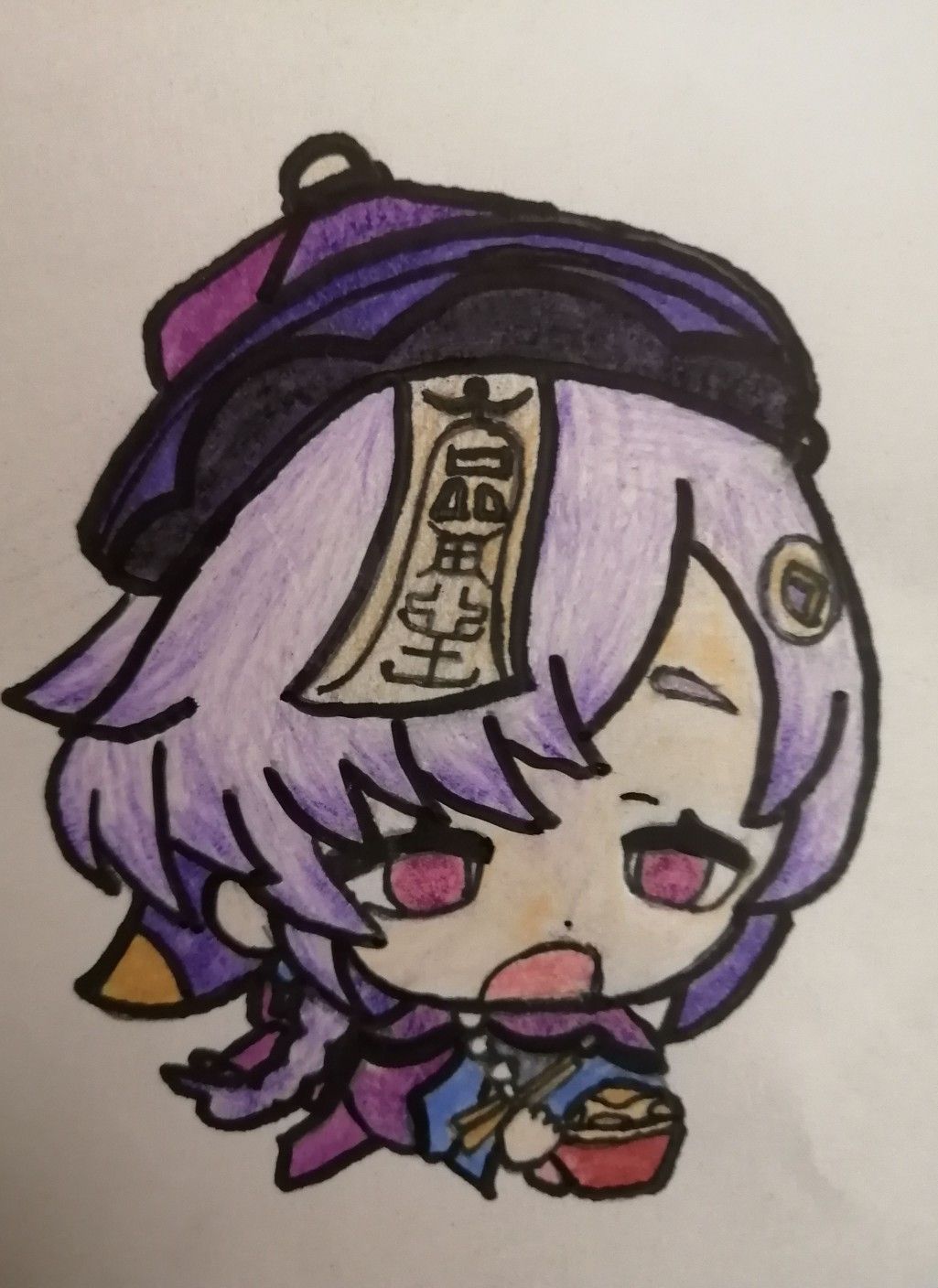 Today's drawing: Qiqi chibi Genshin Impact | HoYoLAB
