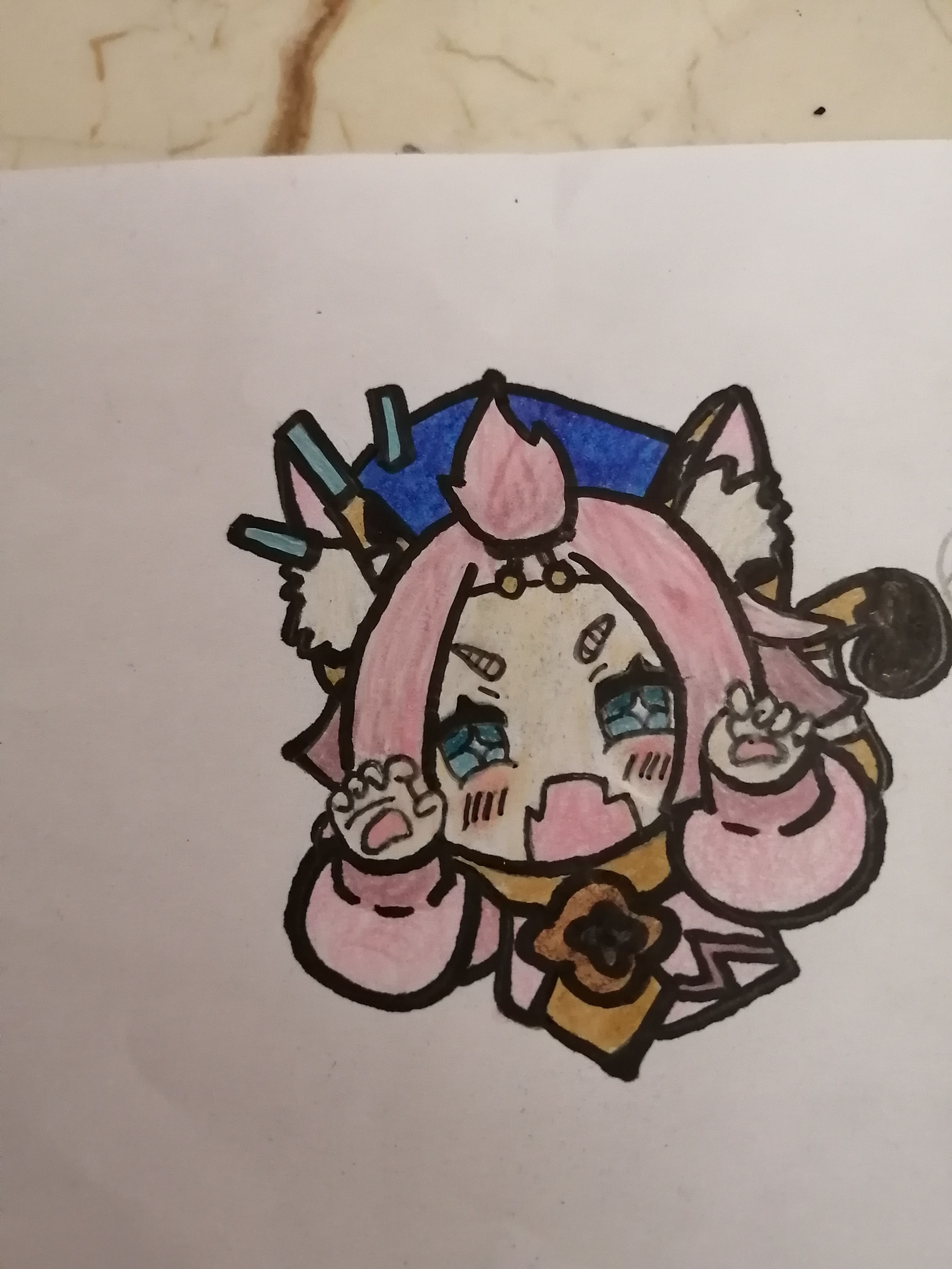 Today's drawing: Diona chibi Genshin Impact | HoYoLAB