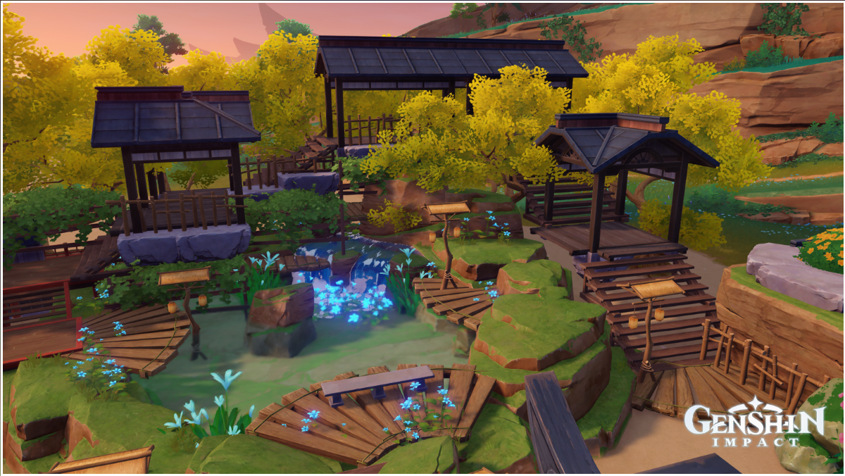 Inazuman Mansion is changing to fall colors! {99412871608} NA SERVER ...