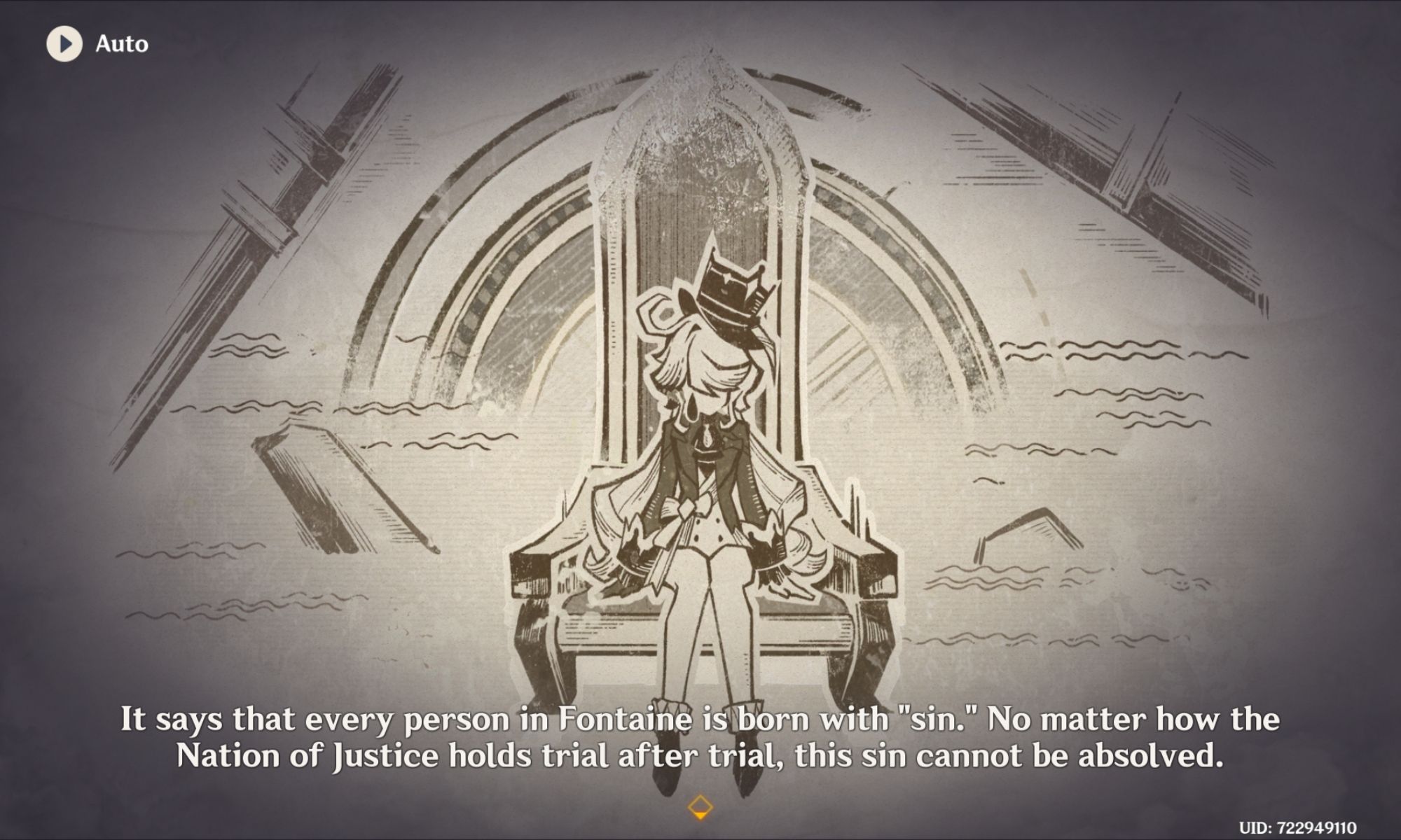 Character Teaser- Furina Goddess of Sin Washing 💙☔☔🌊 Genshin Impact ...