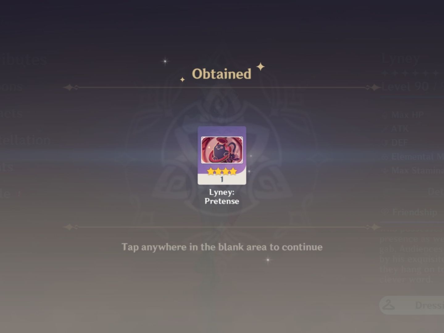 finally got Lyney's namecard! 🪄🎩🔥 Genshin Impact | HoYoLAB