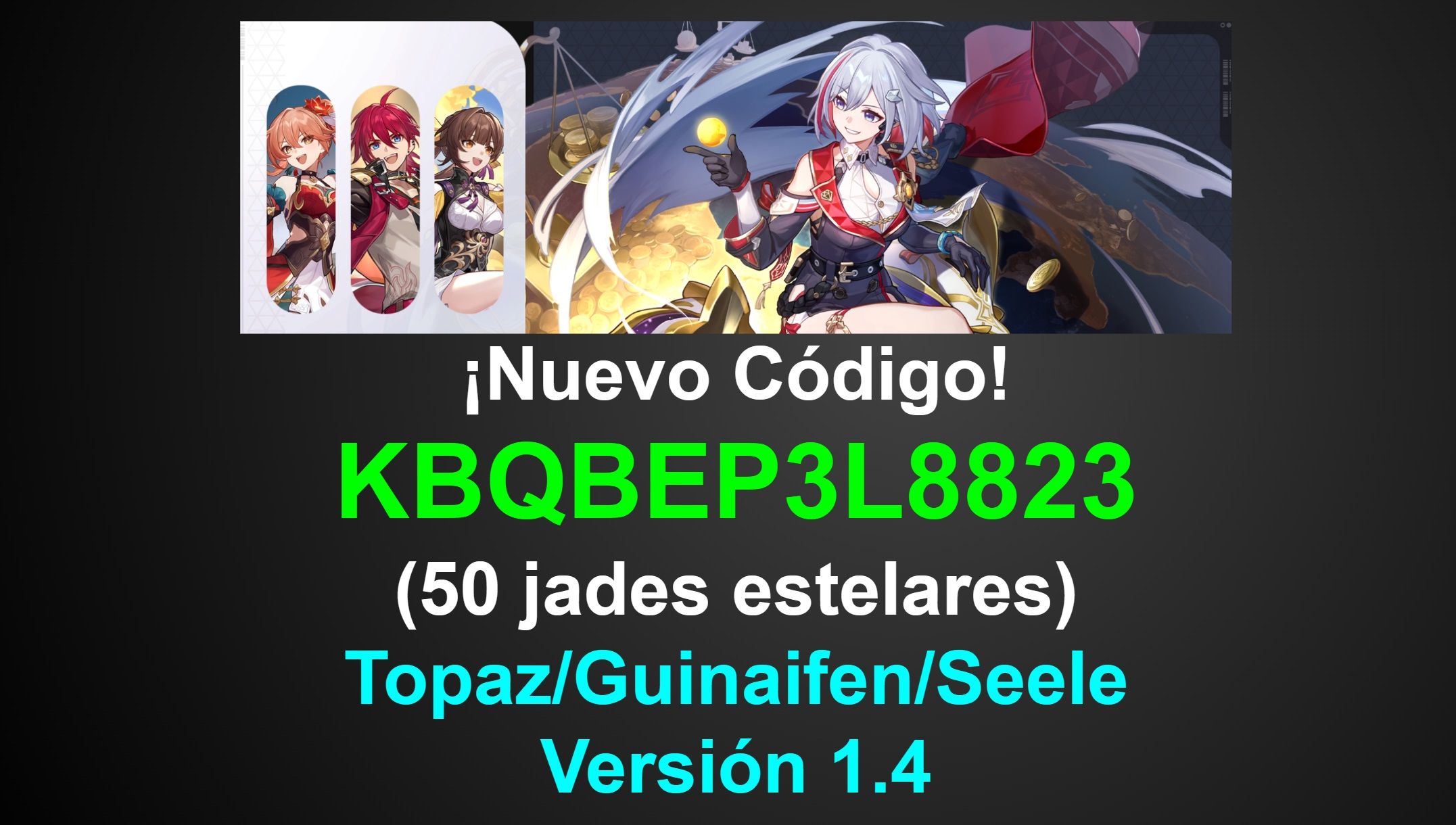 Código para Topaz/Seele/Guinaifen! (Cópienlo en la descripción!) Honkai: Star Rail | HoYoLAB
