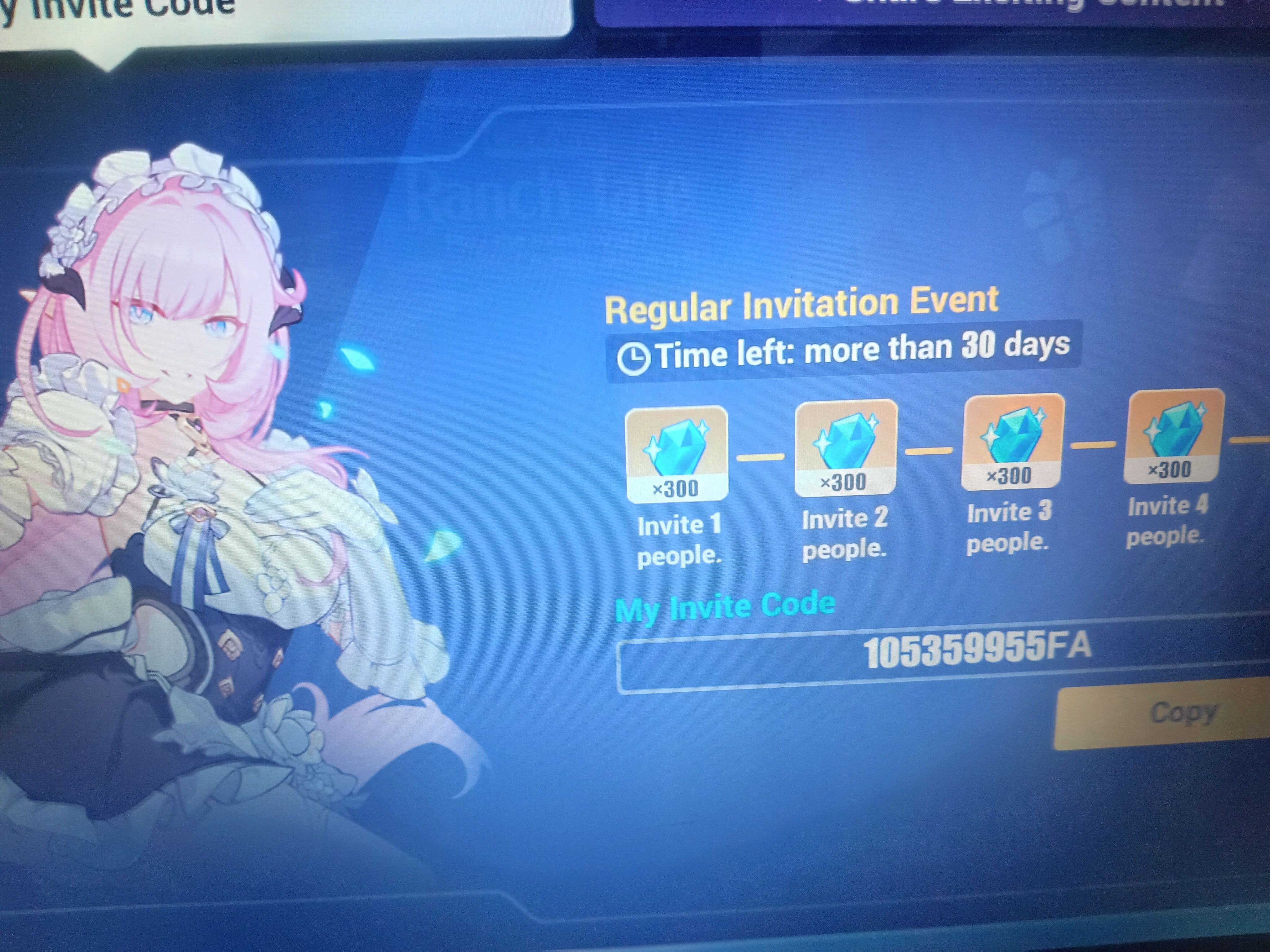 invitation code Honkai Impact 3rd | HoYoLAB