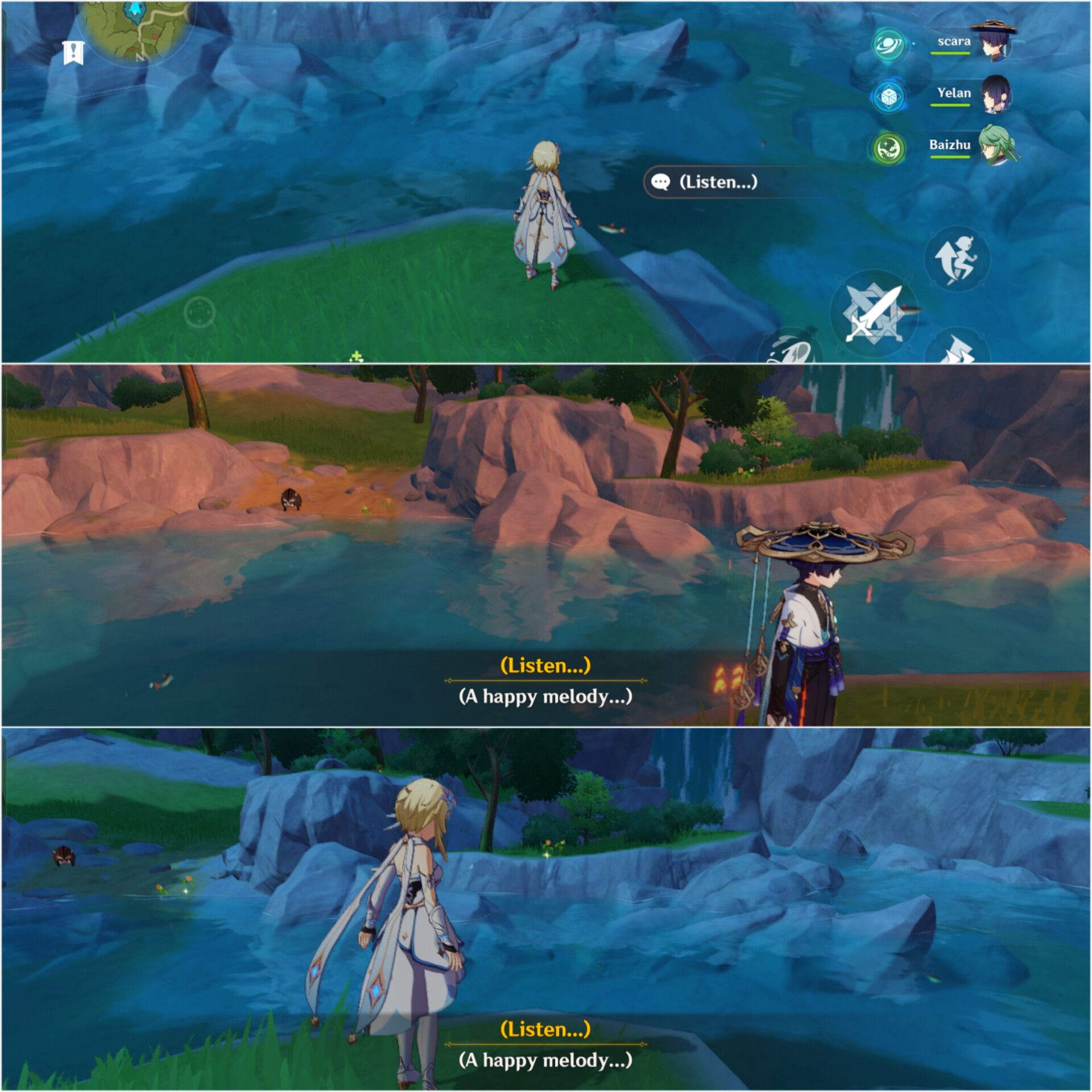 You can hear someone singing in springvale lake.....Is it the spring ...