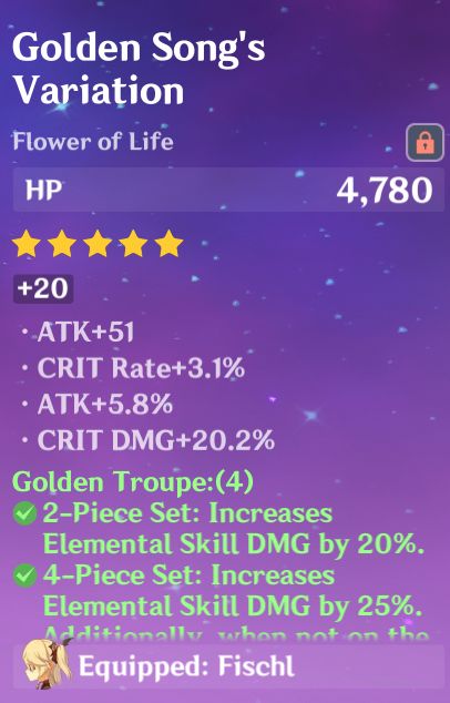 Almost perfect fischl flower? Genshin Impact | HoYoLAB