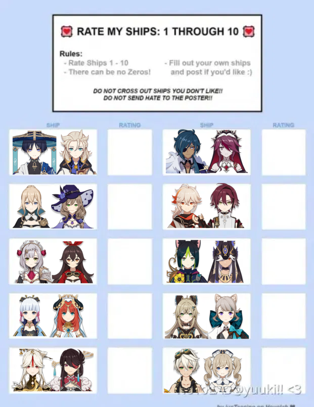 my ships! Genshin Impact | HoYoLAB