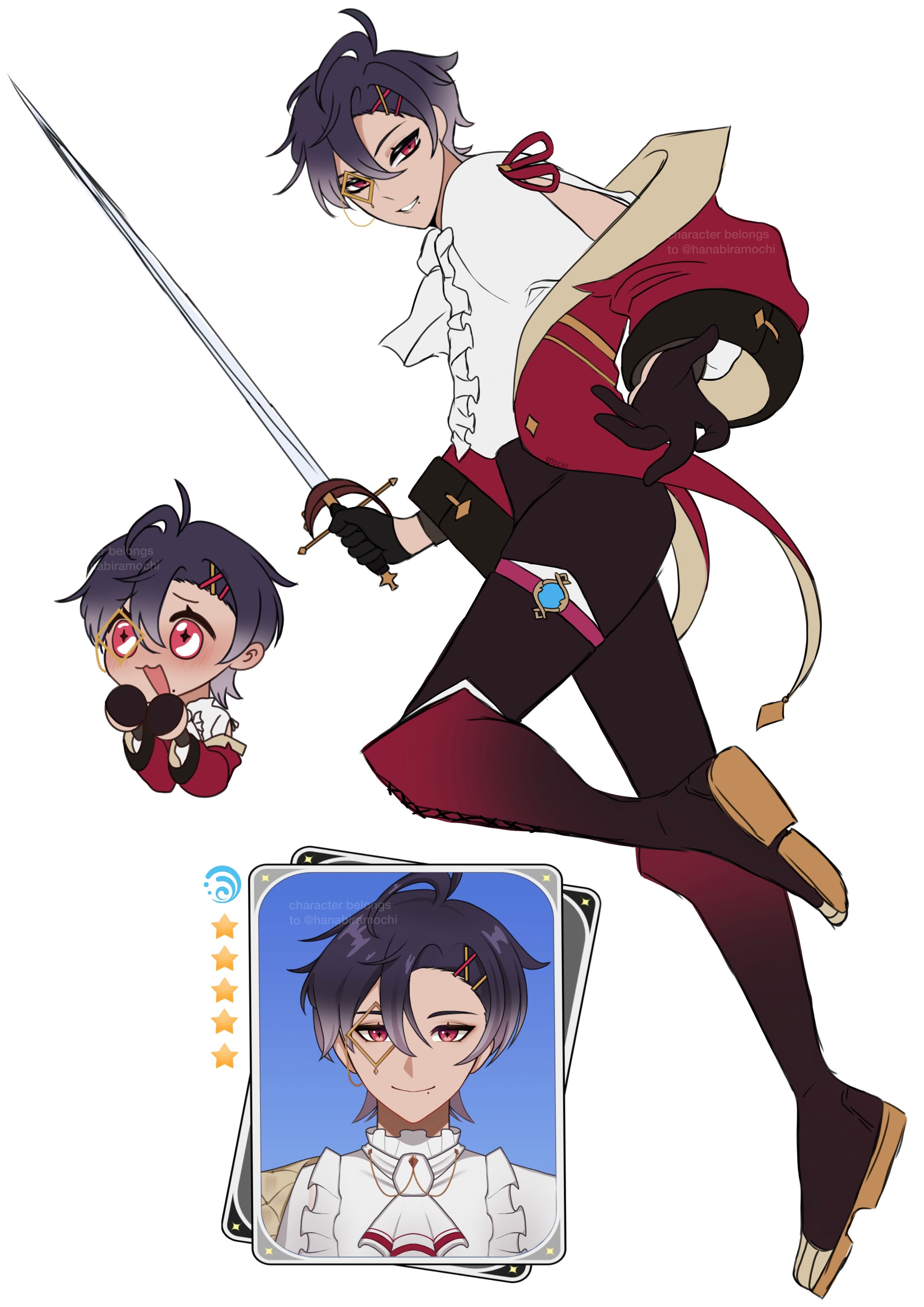 Genshin OC — Lothaire de la Fontaine Genshin Impact | HoYoLAB