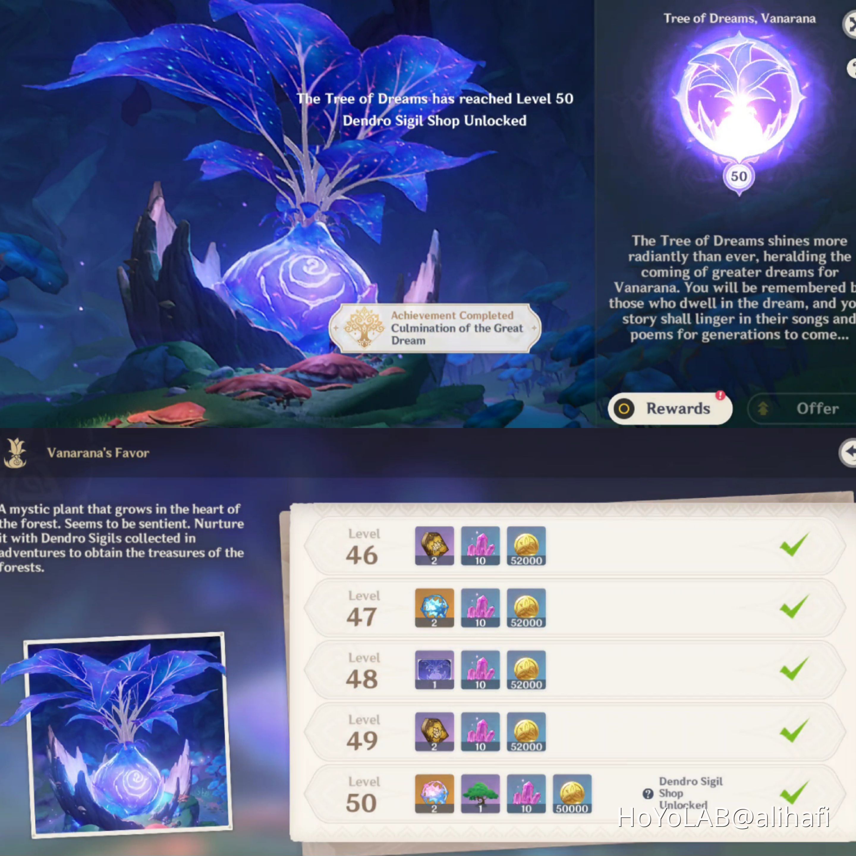 I maxed out the tree of dreams in sumeru Genshin Impact | HoYoLAB