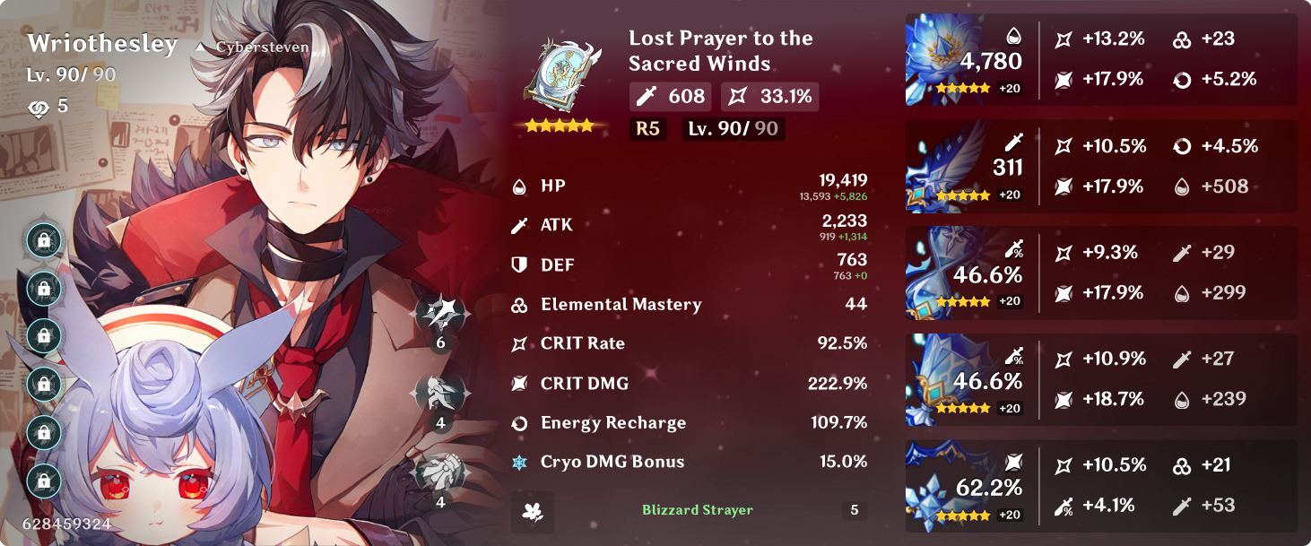 Blizzard Rizzly Genshin Impact | HoYoLAB