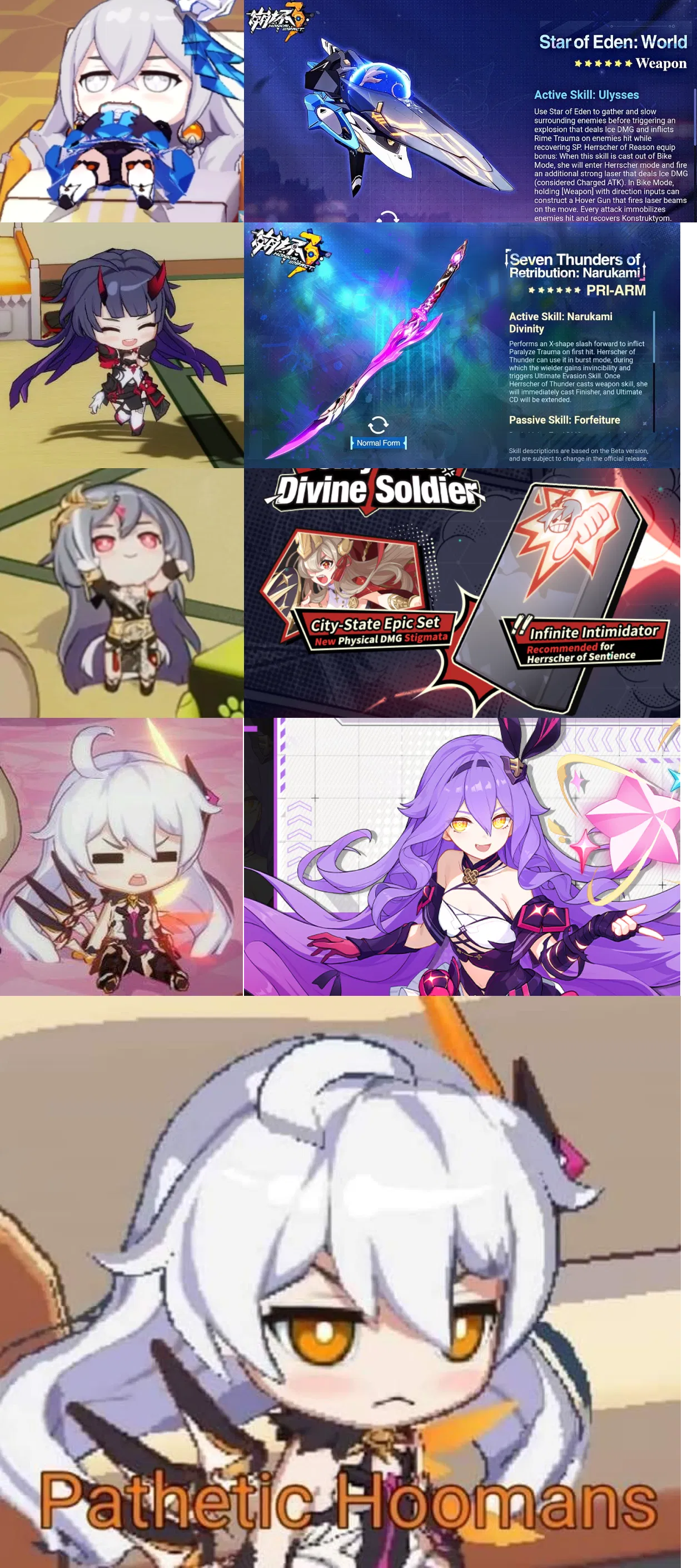 Weapon DLC of Herrschers that are no longer in Meta... Honkai Impact ...