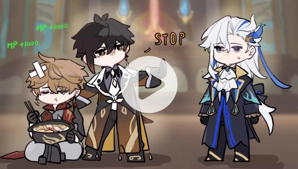 Neuvillette and Childe memes Genshin Impact | HoYoLAB