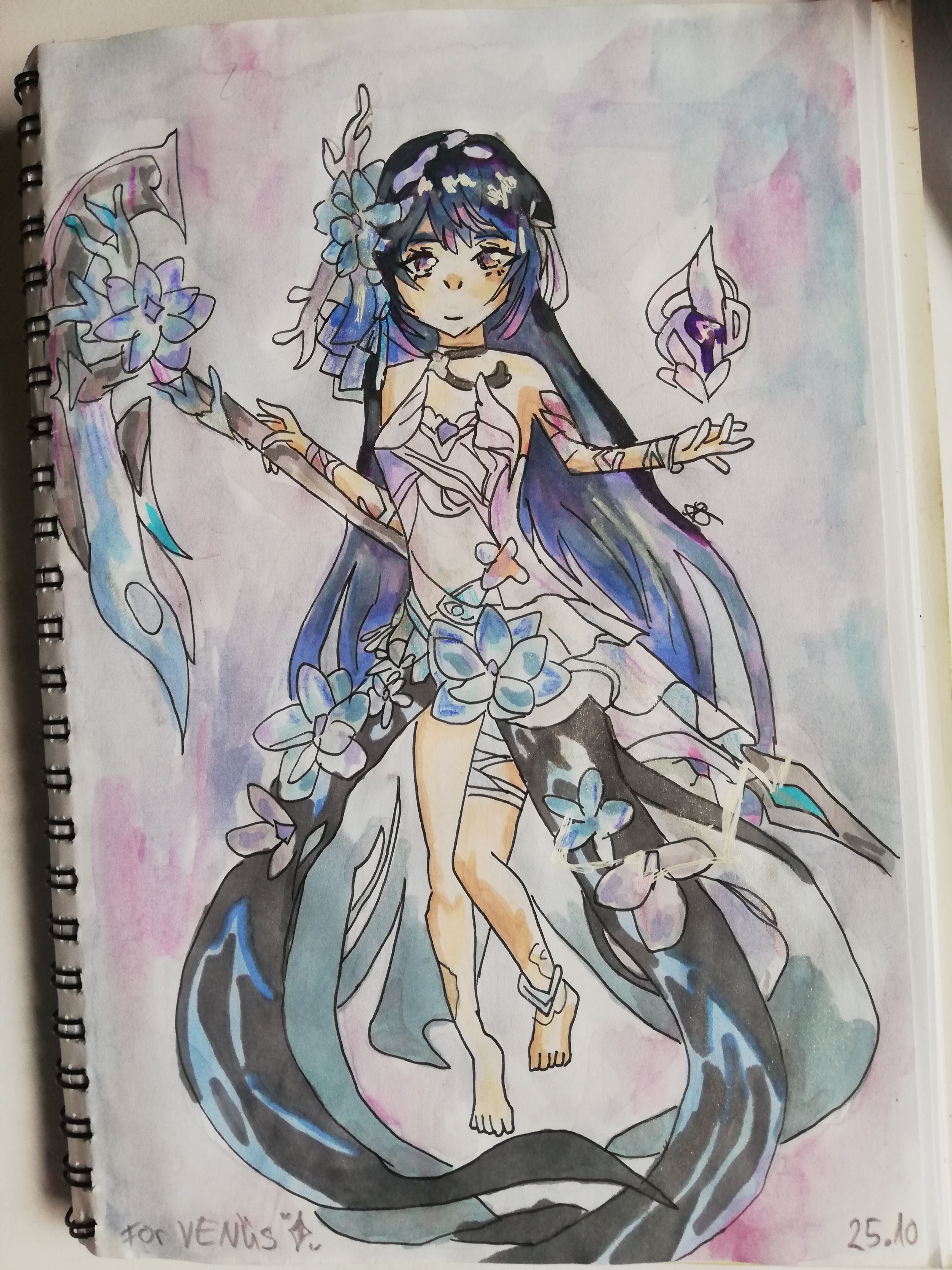 The Seele Vollerei drawing for VENÜS! Honkai Impact 3rd | HoYoLAB